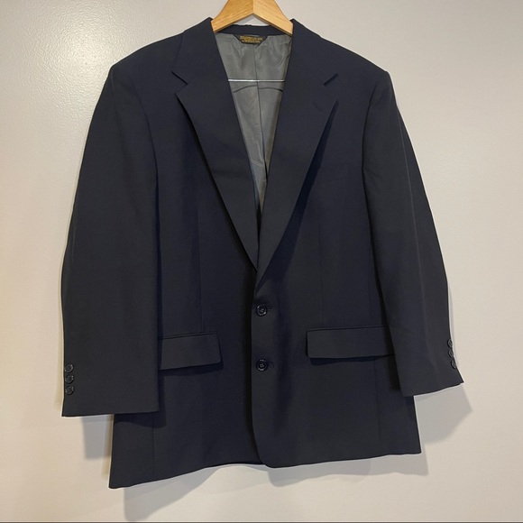 Vintage | Suits & Blazers | Vintage Johnny Carson Black Suit Jacket 5 R ...